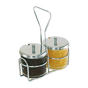 Tabletop Condiment Caddies Holders | Chefs' Toys