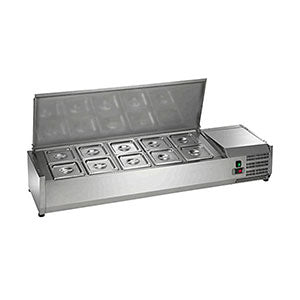 Countertop Refrigerated Prep Rails | Chefs' Toys