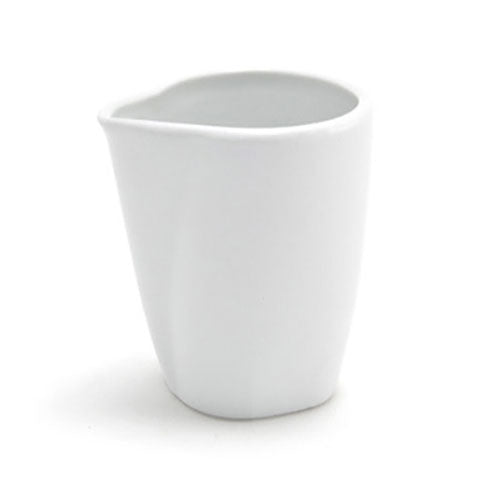 FOH Mod Creamer, White Porcelain, 6 oz. | Chefs Toys – Chefs' Toys