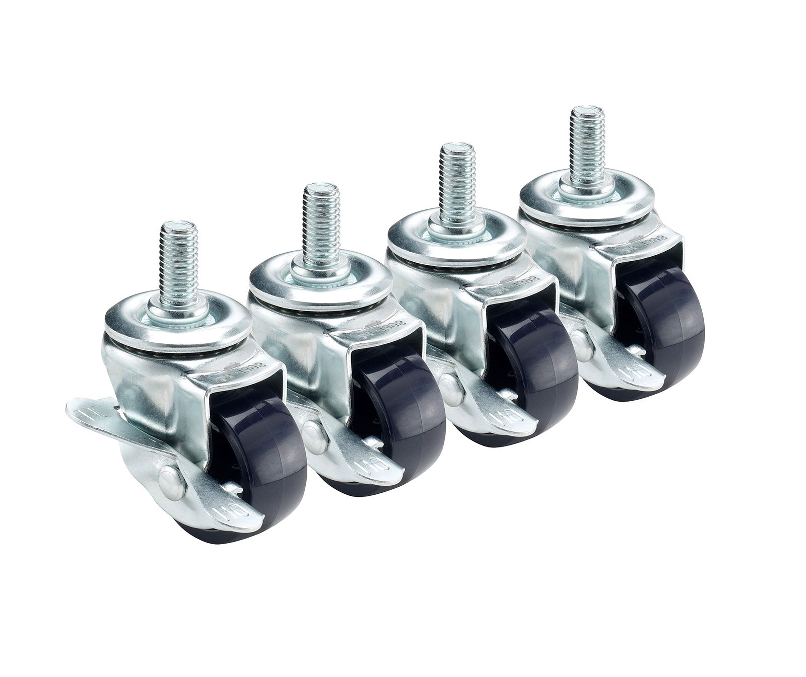 Krowne 28-139S Threaded Stem Casters, Low Profile, Set of 4 – Chefs' Toys
