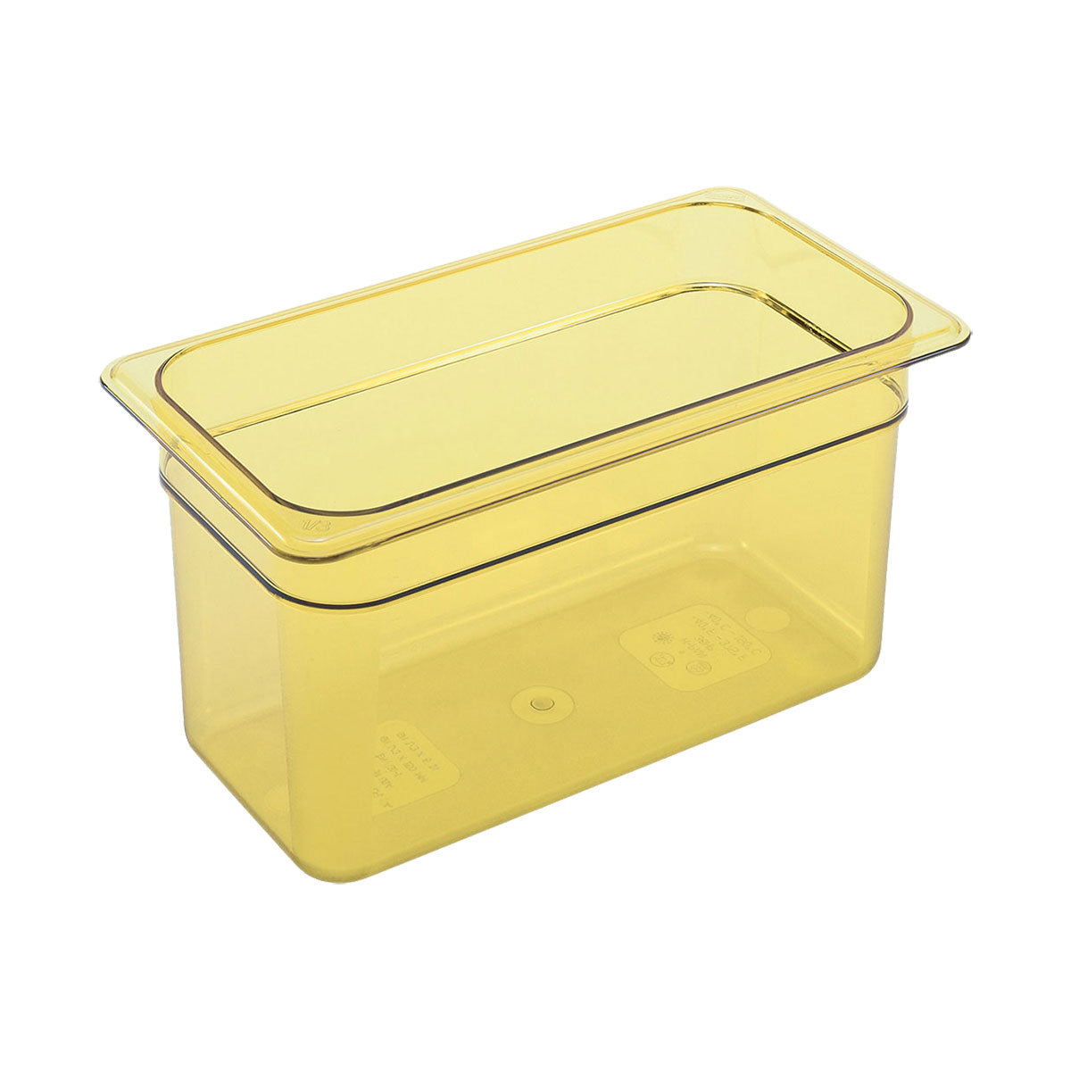 Cambro 36HP150 H-Pan 1/3 Size High Heat Food Pan, Amber, 6" Deep ...