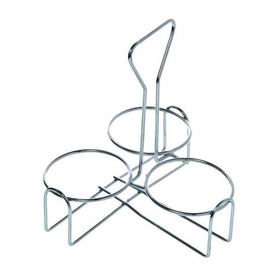 Wire Condiment Jar Holder w/ 3 Holes – Chefs' Toys