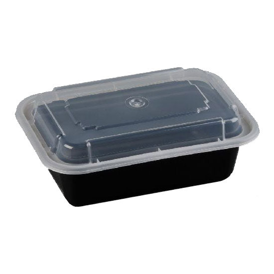 Rectangular Food Container w/ Lid, 38 oz., Case of 150 – Chefs' Toys