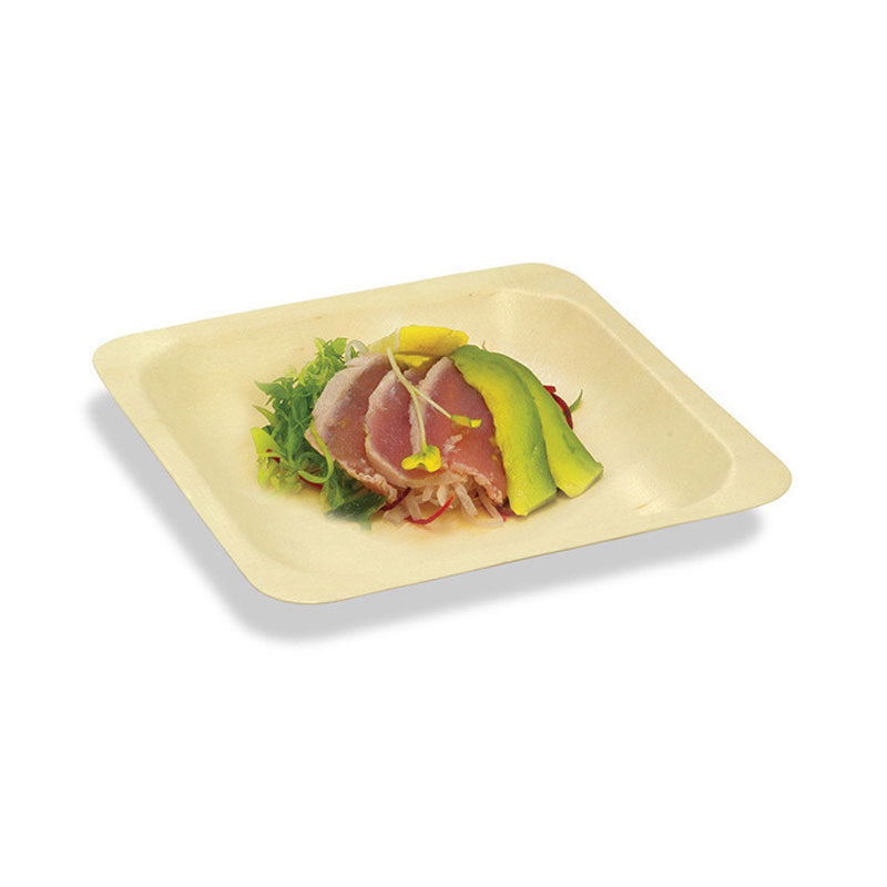 FOH Servewise Disposable Square Plate, 5-1/2", Pack of 50 – Chefs' Toys