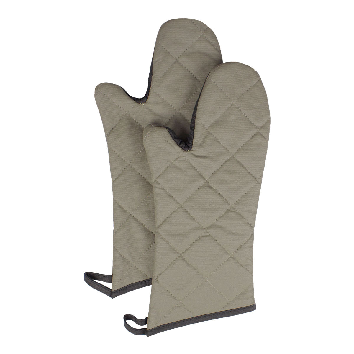 Culinary Essentials 859389 Pyrotex Oven Mitts, Beige, Elbow-Length, 17 ...