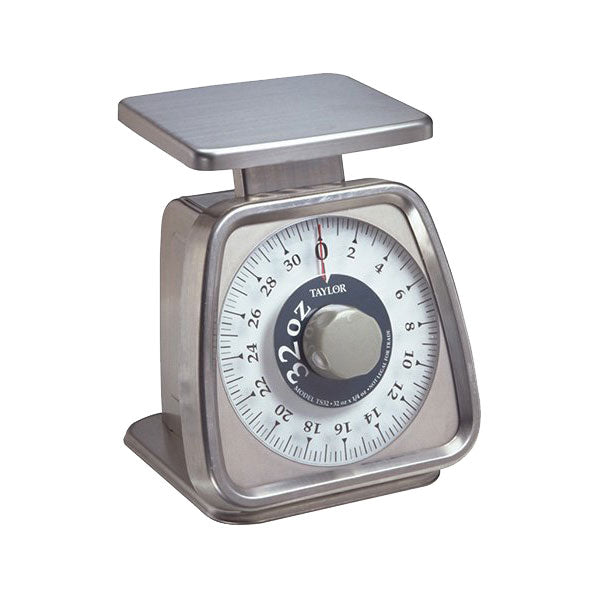 Taylor TS32 Analog Portion Control Scale, 32 oz. x 1/4 oz. / 900 g x 5 ...