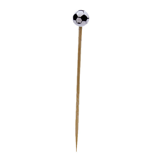Tablecraft BAMSP545 Bamboo Soccer Ball Sport Pick, 4-1/2", Pack of 100 ...