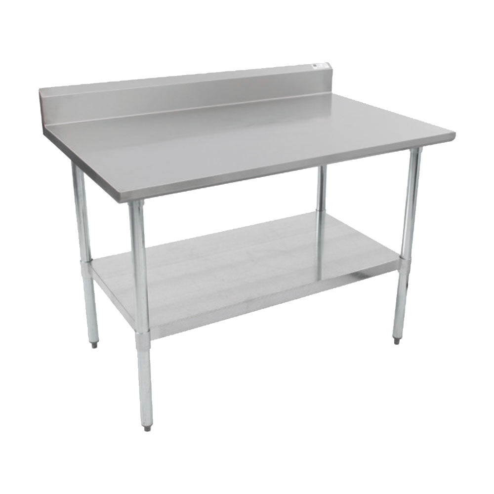 John Boos FBLGR5-6030-X Stainless Steel Work Table w/ Backsplash, 60 ...