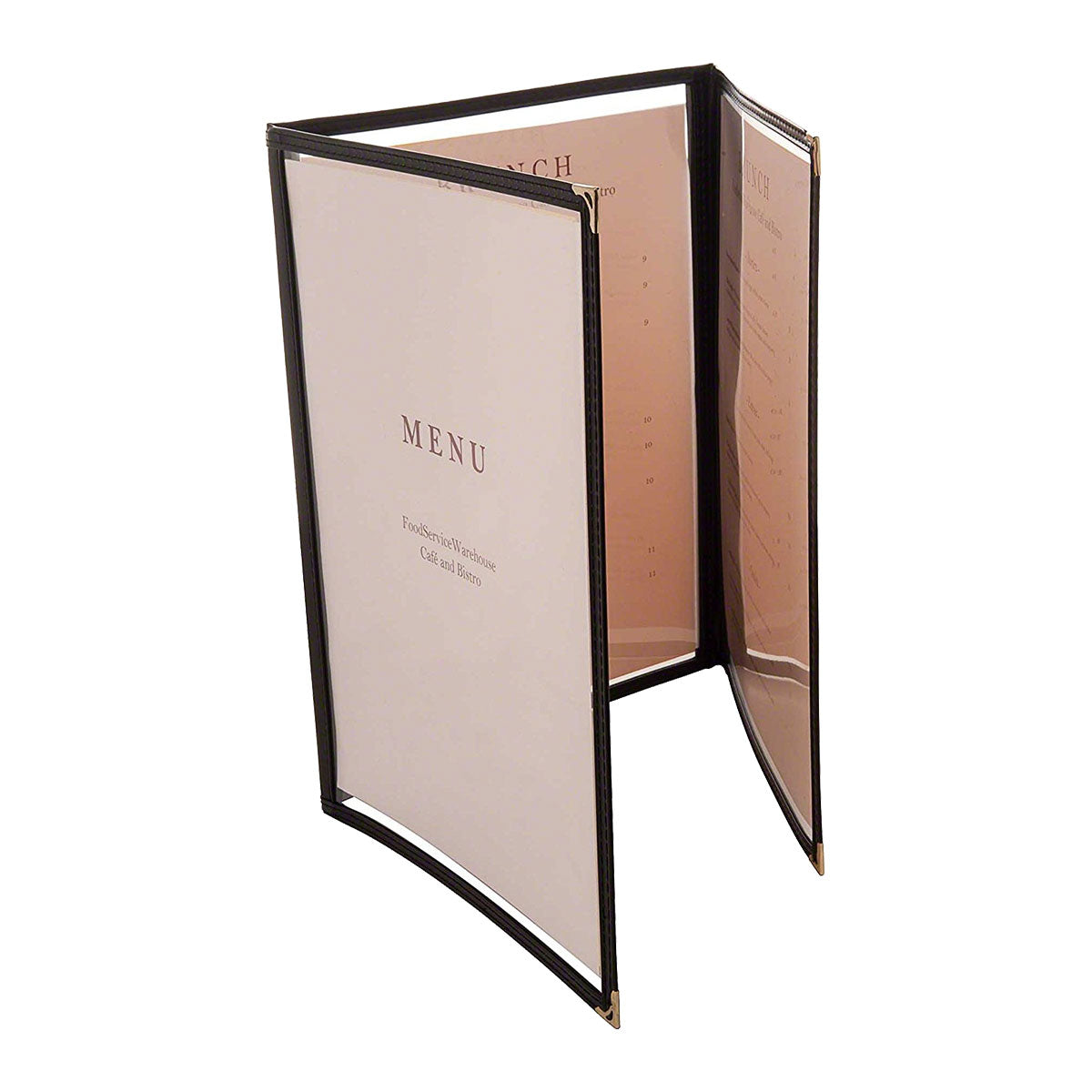 Triple Fold-Out Menu Cover, 9-1/4" x 12" – Chefs' Toys