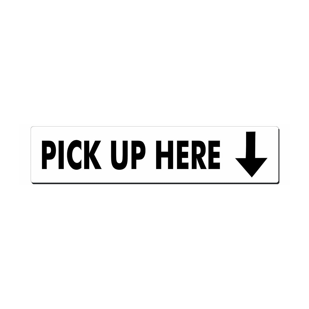 "Pick Up Here" Sign, 22" x 5" – Chefs' Toys