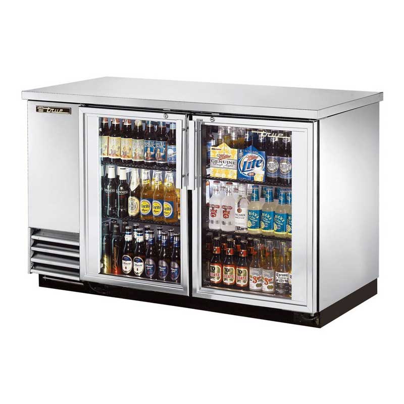 True TBB-2G-S-HC-LD Back Bar Cooler – Chefs' Toys