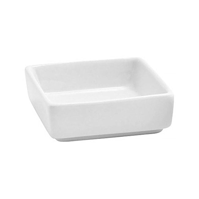 FOH Mod Square Ramekin, White, 2 oz. – Chefs' Toys