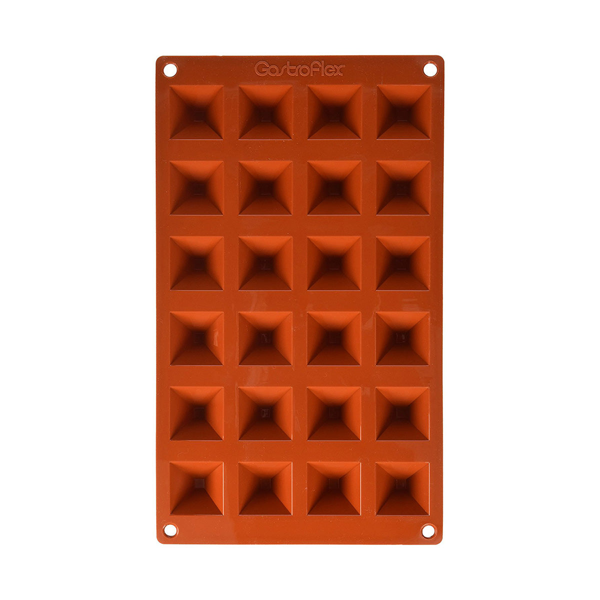 Matfer 257920 Gastroflex Mini Pyramid Mold, Sheet of 24, 1-3/8" x 1-3 ...