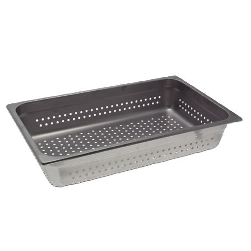Culinary Essentials 859271 Perforated Steam Table Pan, Full Size, 4" D ...