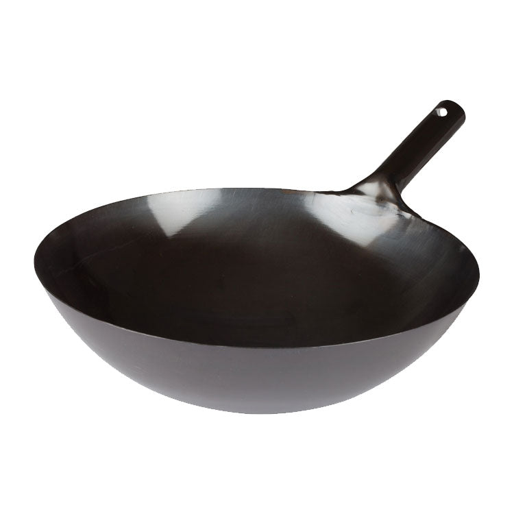 Winco WOK-36 Black Carbon Steel Wok w/ Handle, 16" – Chefs' Toys