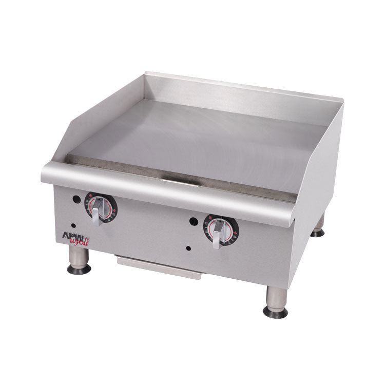 APW GGM-36I Workline Series Griddle, Natural Gas, 3 Burners, 36 ...