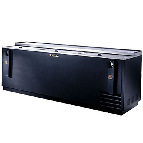True TD-95-38-HC Bottle Cooler, Horizontal, 3 Doors, 95 3/8" Wide, Bla ...