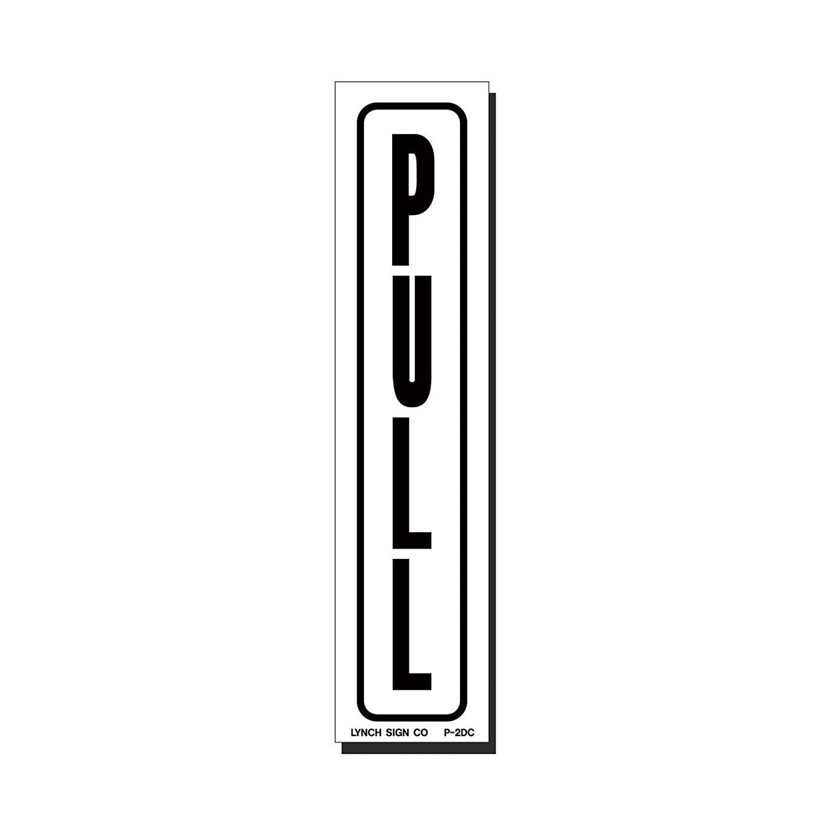 "Pull" Decal, 1" x 7" – Chefs' Toys