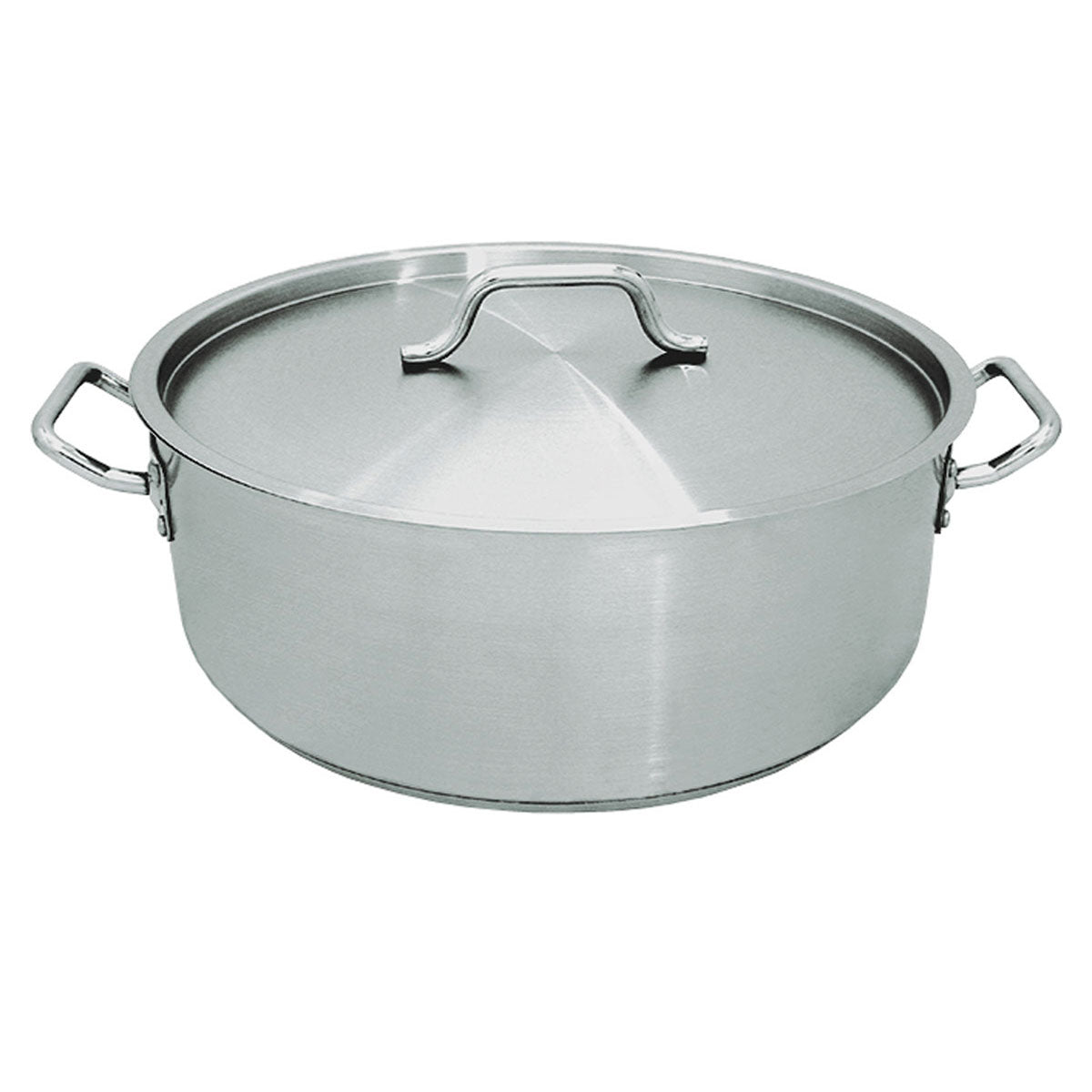 Stainless Steel Induction Brazier w/ Cover, 15 Qt. – Chefs' Toys