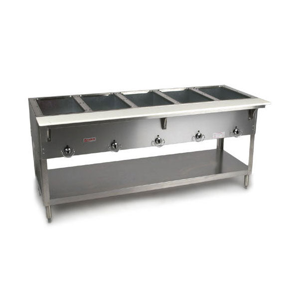 Duke 305 5-Well Aerohot Steamtable Hot Food Unit, 72-3/8", Natural Gas ...