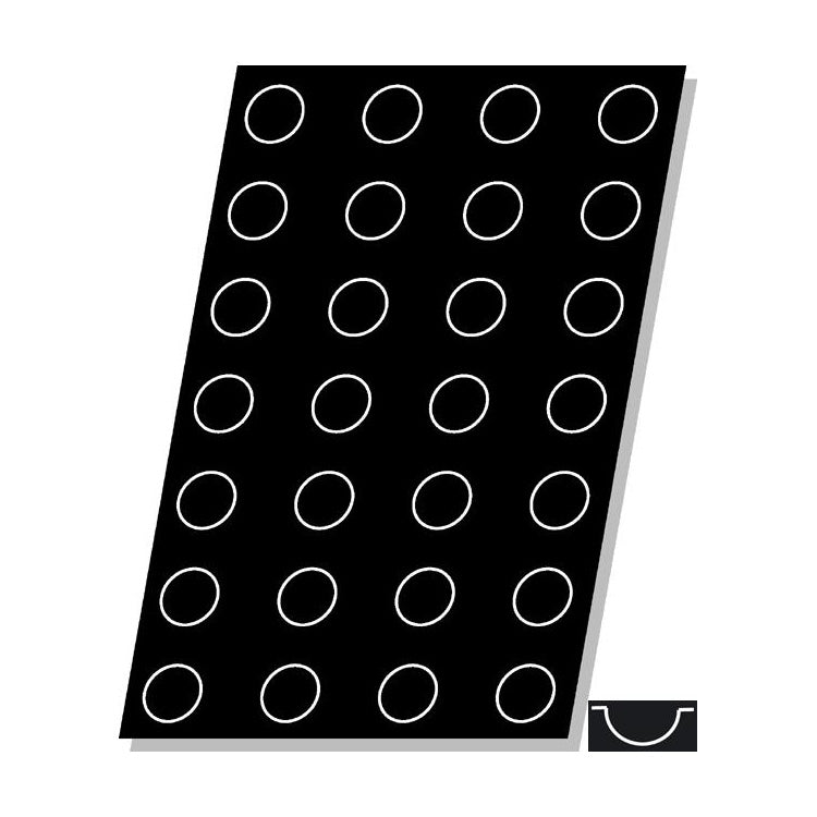 Flexipan FLX01896 Half Sphere Mold, Sheet of 28, 2-1/6" – Chefs' Toys