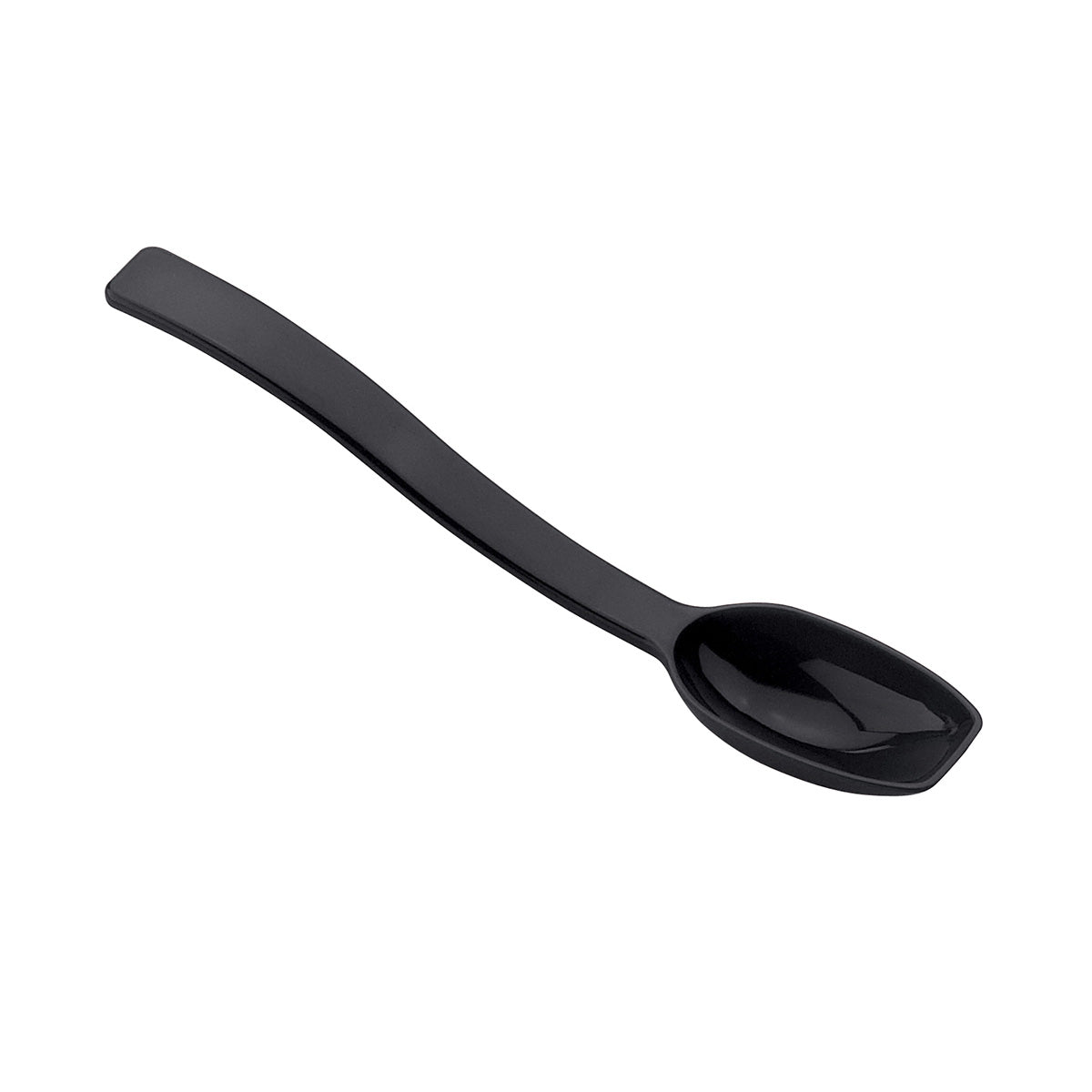 Cambro SPO8CW110 Camwear Solid Salad Spoon, Black, 8-1/8" – Chefs' Toys